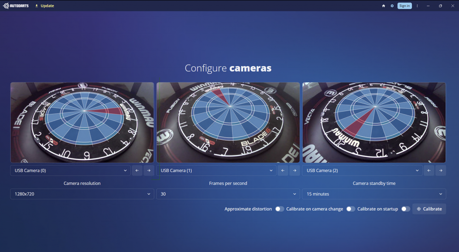 Autodarts Kameraarme Dart Scoring System