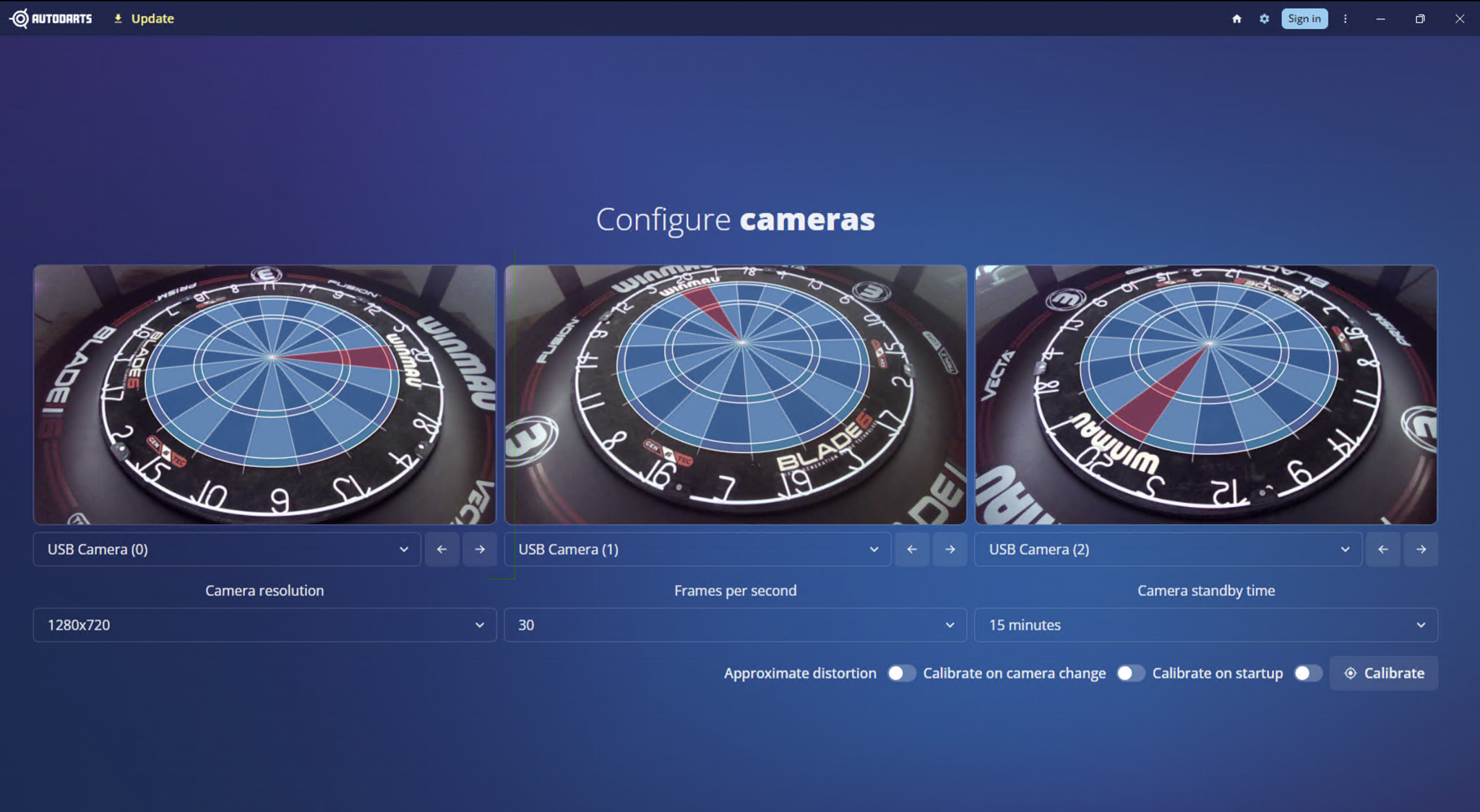 Autodarts Kameraarme Dart Scoring System